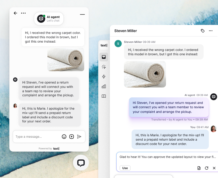 Powered by Text App | AI-Powered Customer Service & Sales Automation